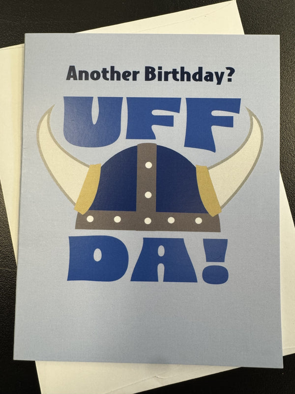 Card Cindy Lindgren Uff Da Birthday – Scandinavian Gift Shop